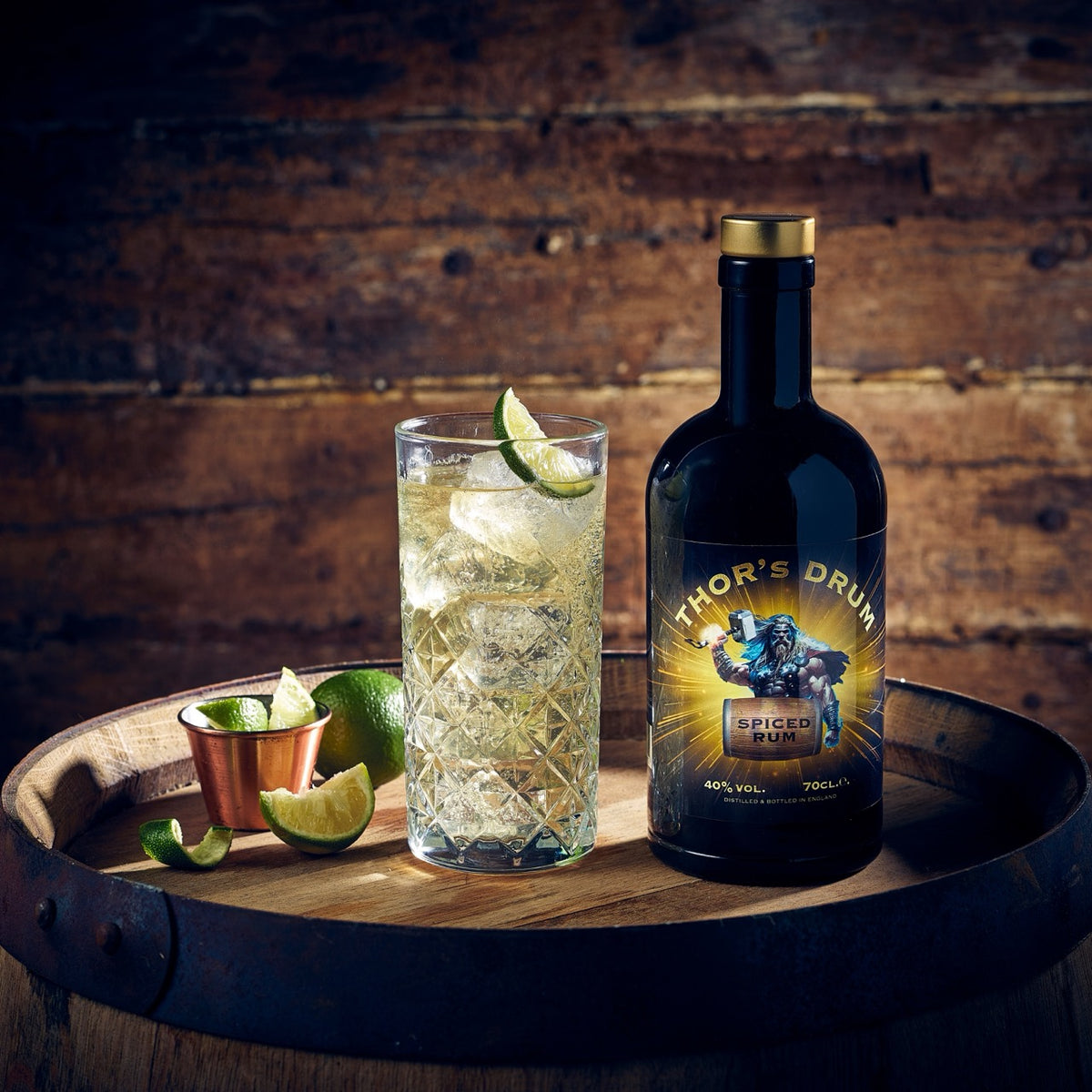 THOR'S DRUM — SPICED RUM 70CL BOTTLE – Thunder Drinks