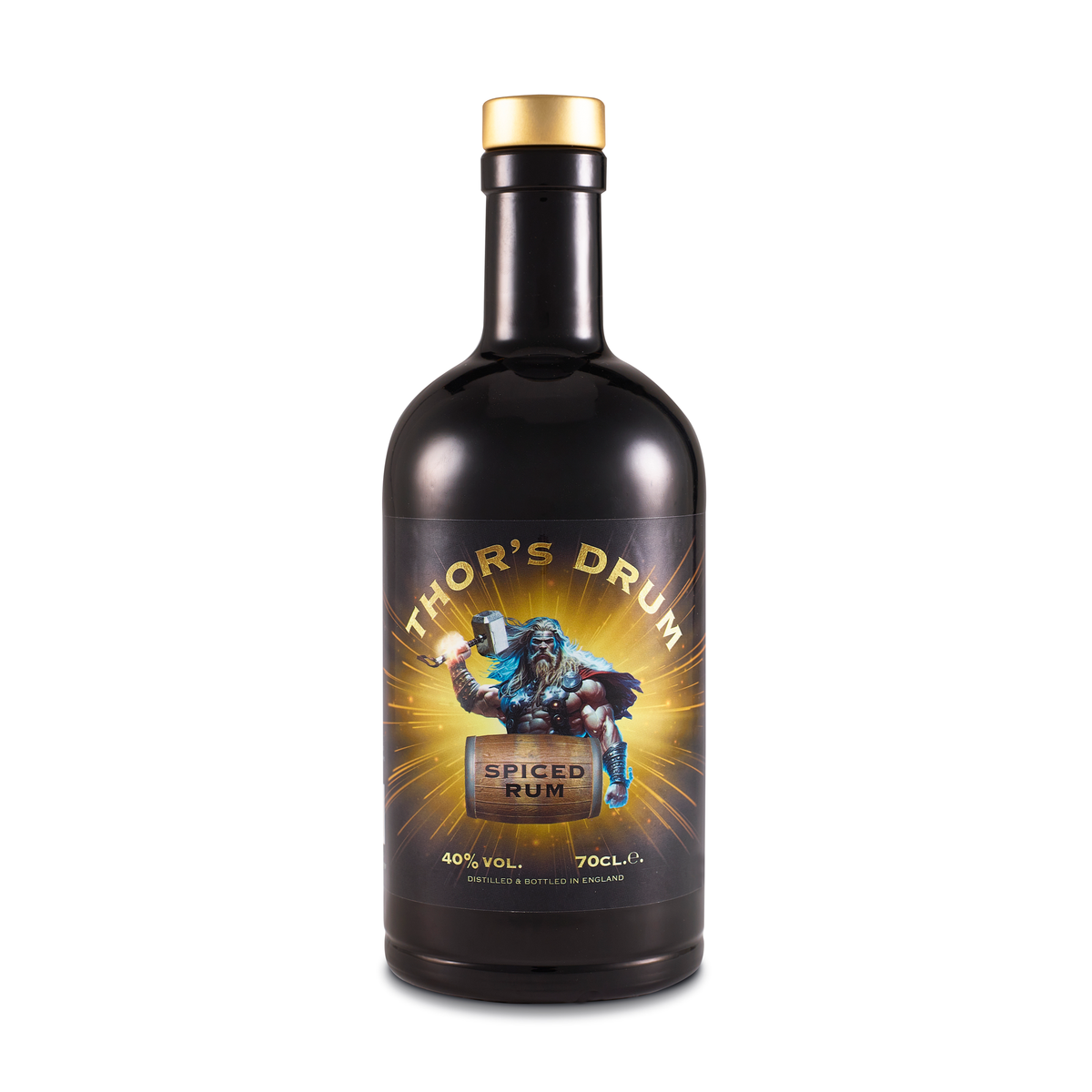 THOR'S DRUM — SPICED RUM 70CL BOTTLE – Thunder Drinks